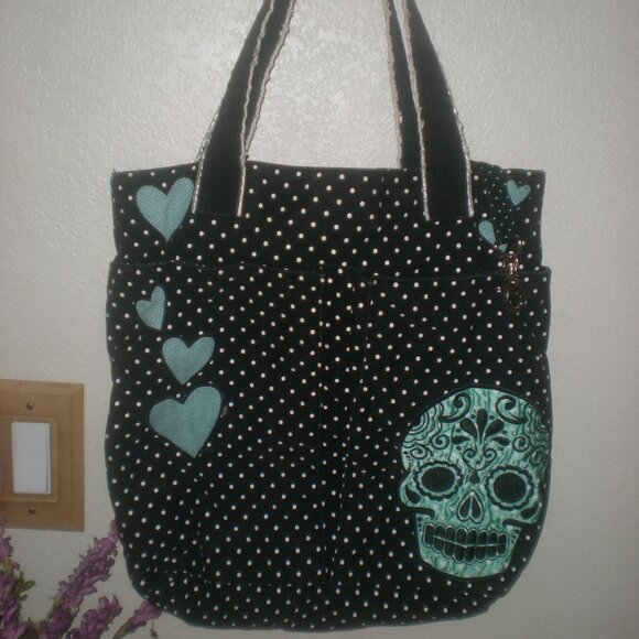 Loungefly | Bags | Loungefly Tote Bag Purse Skull | Poshmark